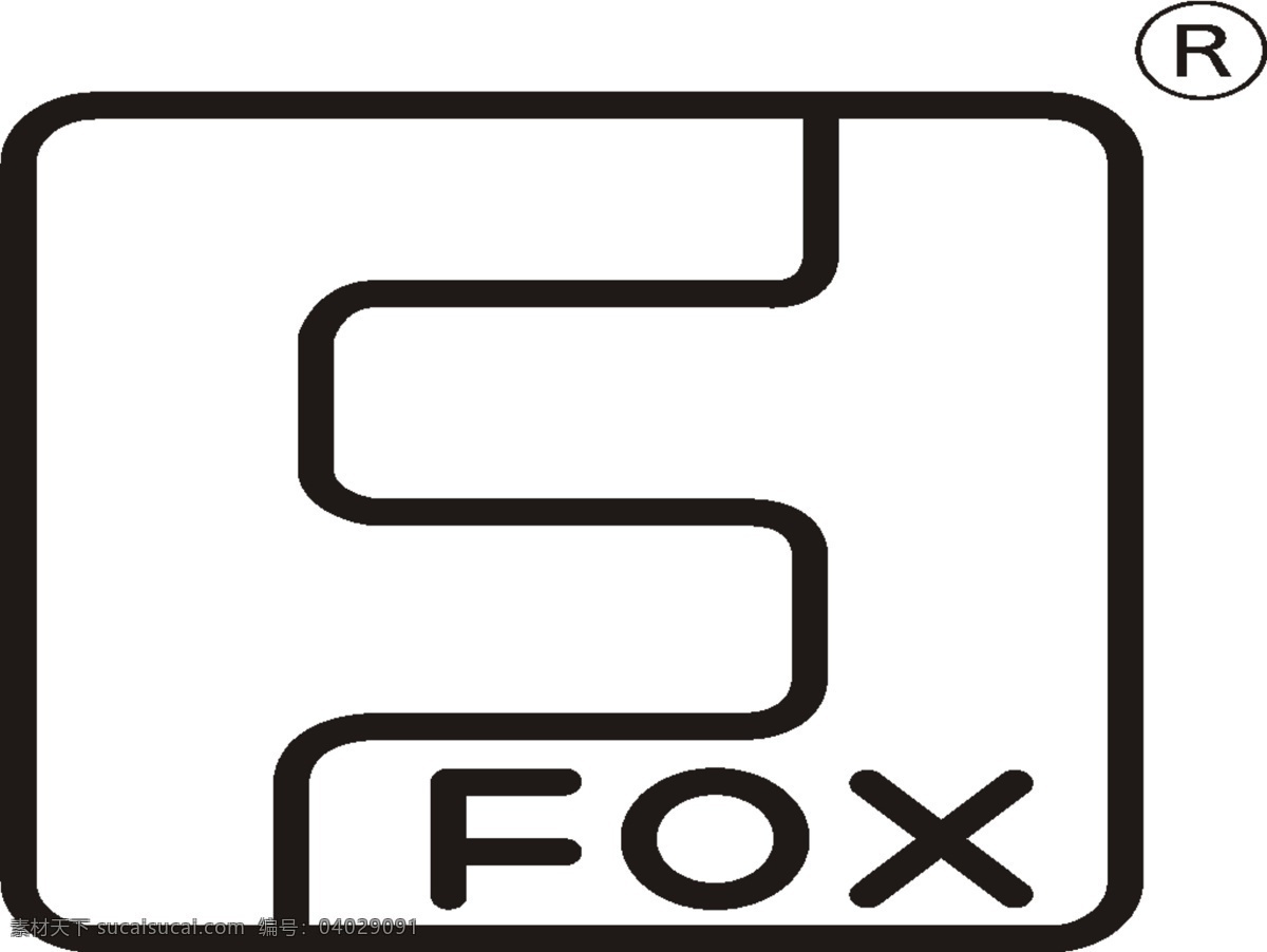 矢量FOX服饰标志素材图片下载-素材编号04029091-素材天下图库