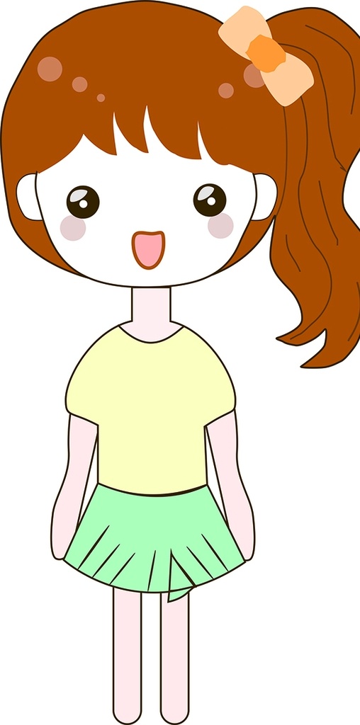 卡通小人物卡通小姐姐小女孩素材图片下载-素材编号08513901-素材天下图库