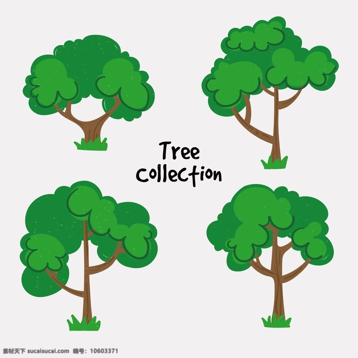 卡通树木素材图片下载-素材编号10603371-素材天下图库