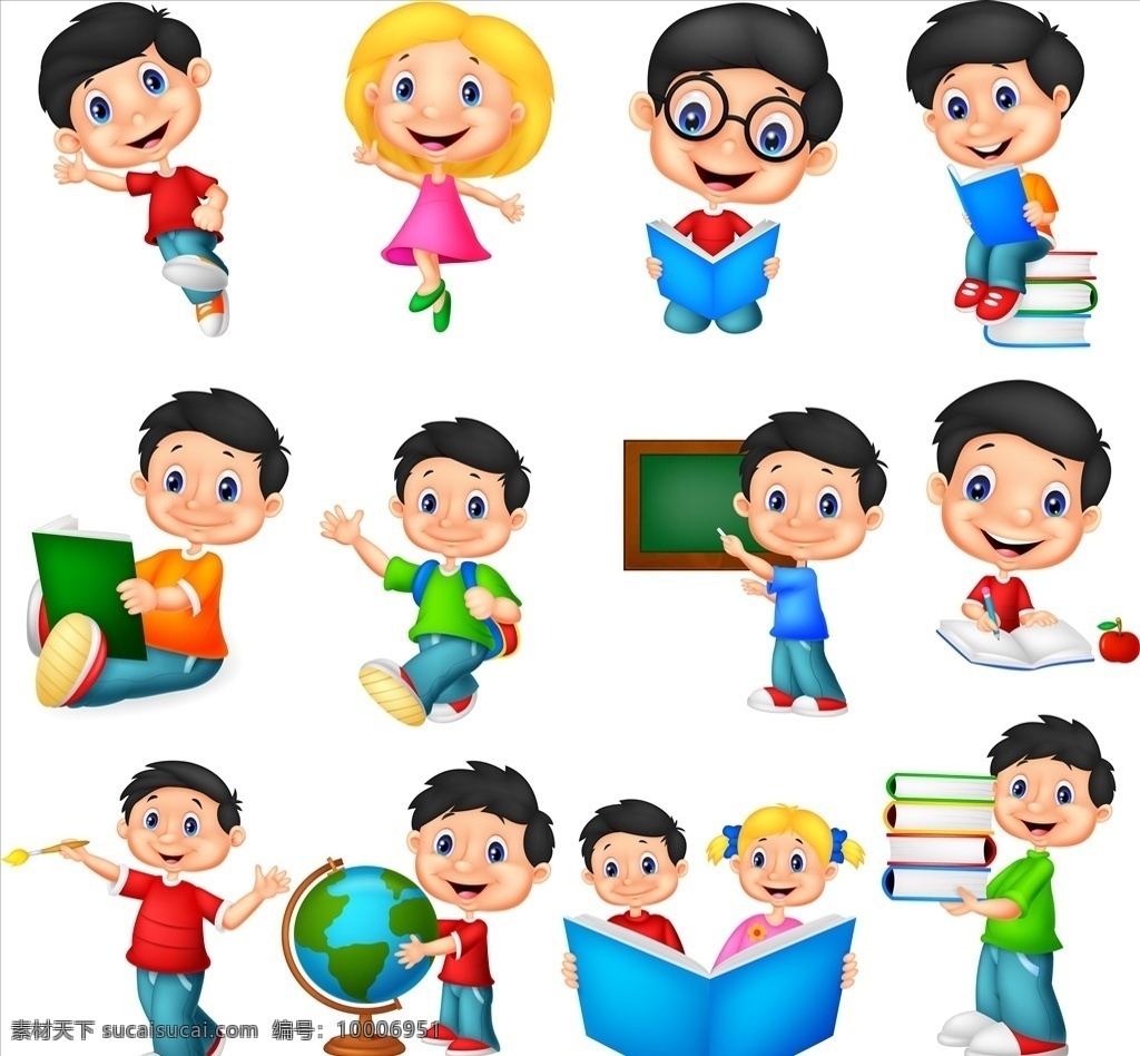 卡通儿童素材图片下载-素材编号10006951-素材天下图库