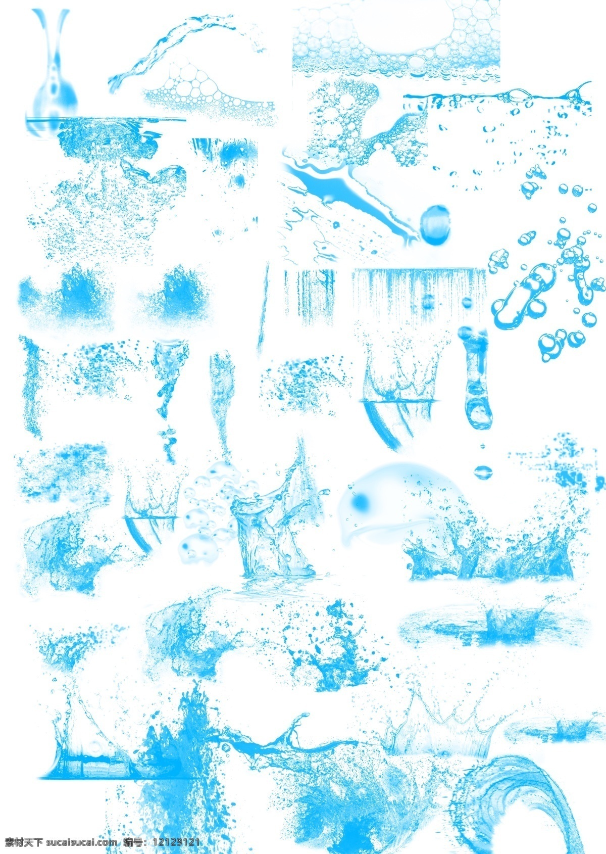 水花素材图片下载-素材编号12129121-素材天下图库